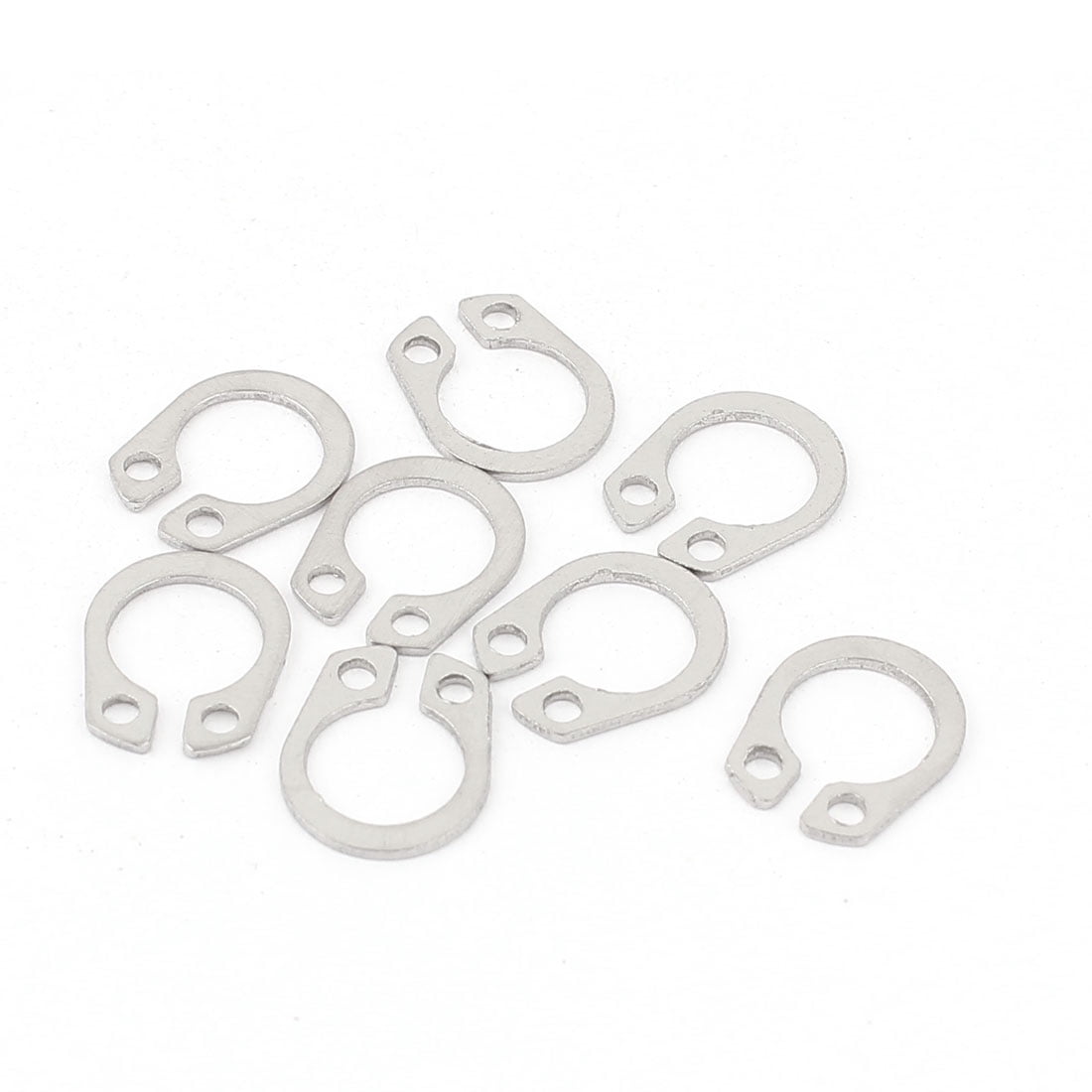 10pcs 304 Stainless Steel External Circlip Retaining Shaft Snap Rings ...