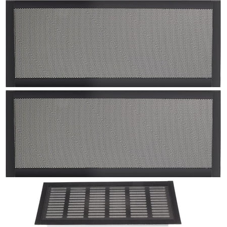 FanShow 2 Packs Floor Vent Covers Rectangle Air Vent Screen Cover ...