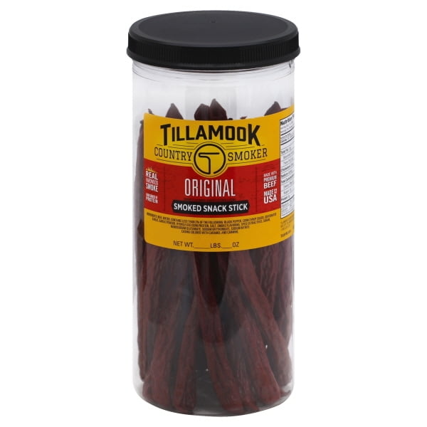 Tillamook Beef Jerky Jar ~ Variety Flavors 20 Count (Country Smoke ...