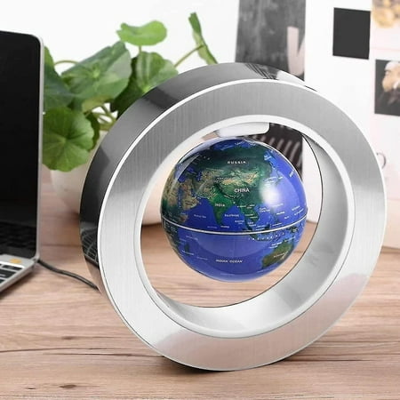 Floating Globe With Led Lights Levitating Globe Magnetic World Map For ...