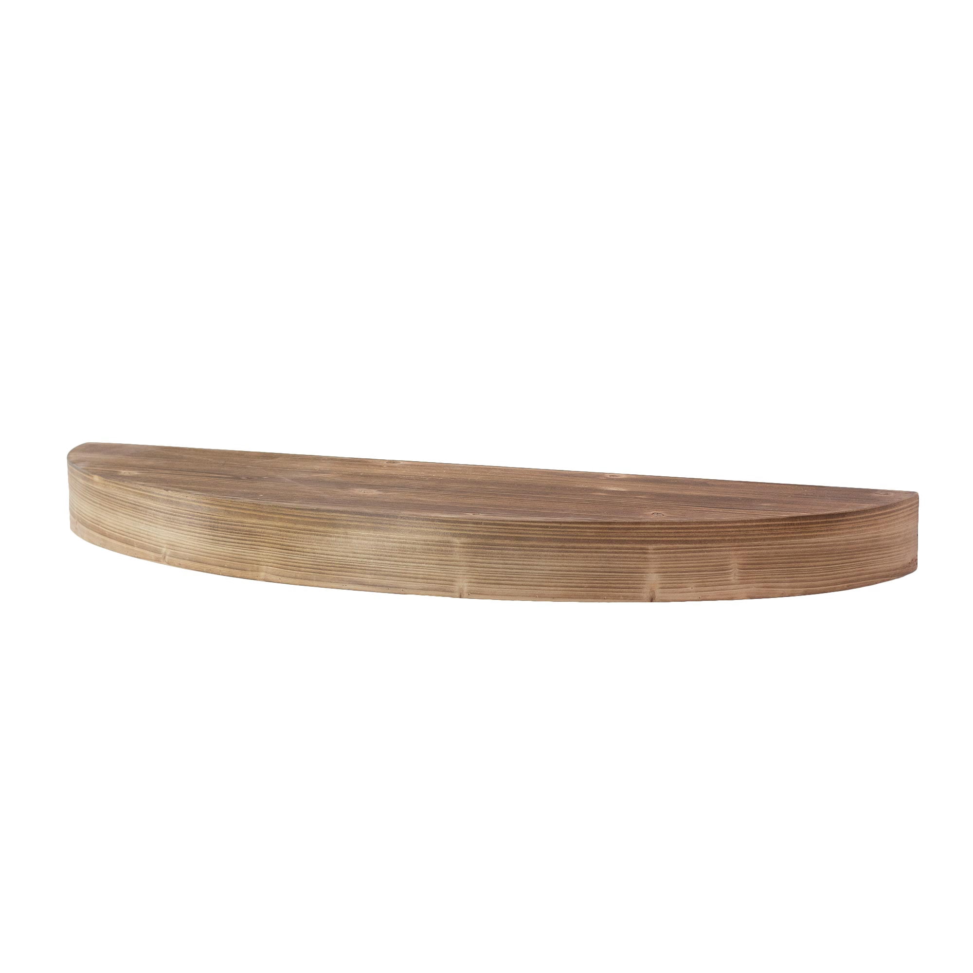 American Art Decor Large Rustic Round Oval Wood Decorative Floating ...