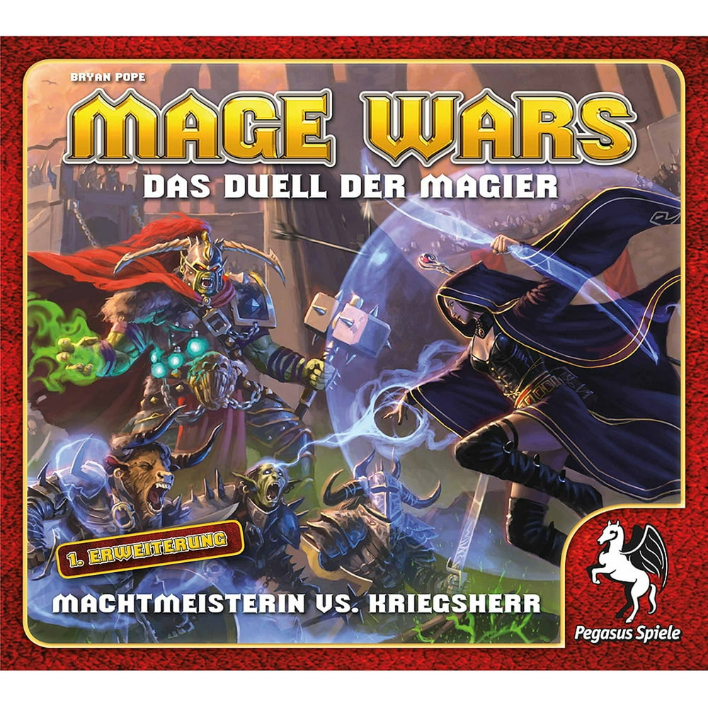 Arcane Wonders Mage Wars Board Game Forcemaster Vs. Warlord Expansion ...