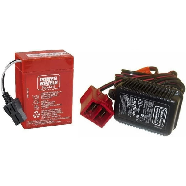 Power Wheels Super 6 Volt Red Battery and Charger Combo Pack - Walmart.com
