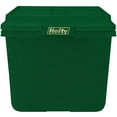 Hefty 18 Gallon Plastic Storage Tote with HIRISE Lid, Holiday Green ...