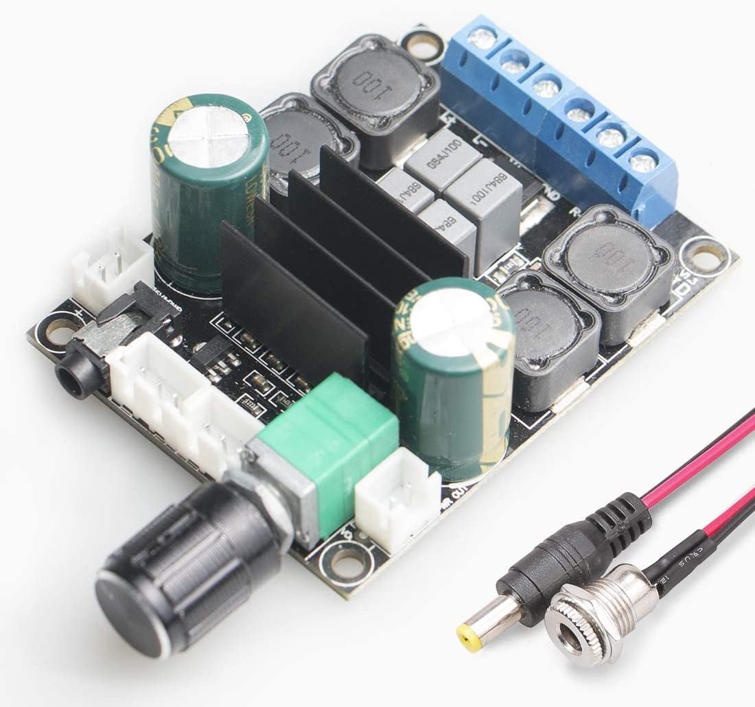 Digital Amplifier Board,50W+50W TPA3116 HiFi Dual-Channel Stereo Audio ...