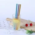 Magazine 304 Stainless Steel Reusable Metal Straws With Cleaner Brush