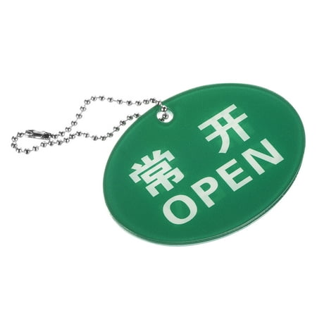 Valve Identifier Tag, Normal Open Status Acrylic Valves Sign Labeling ...