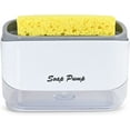 Cheer Collection Soap Dispensing Sponge Holder - Walmart.com