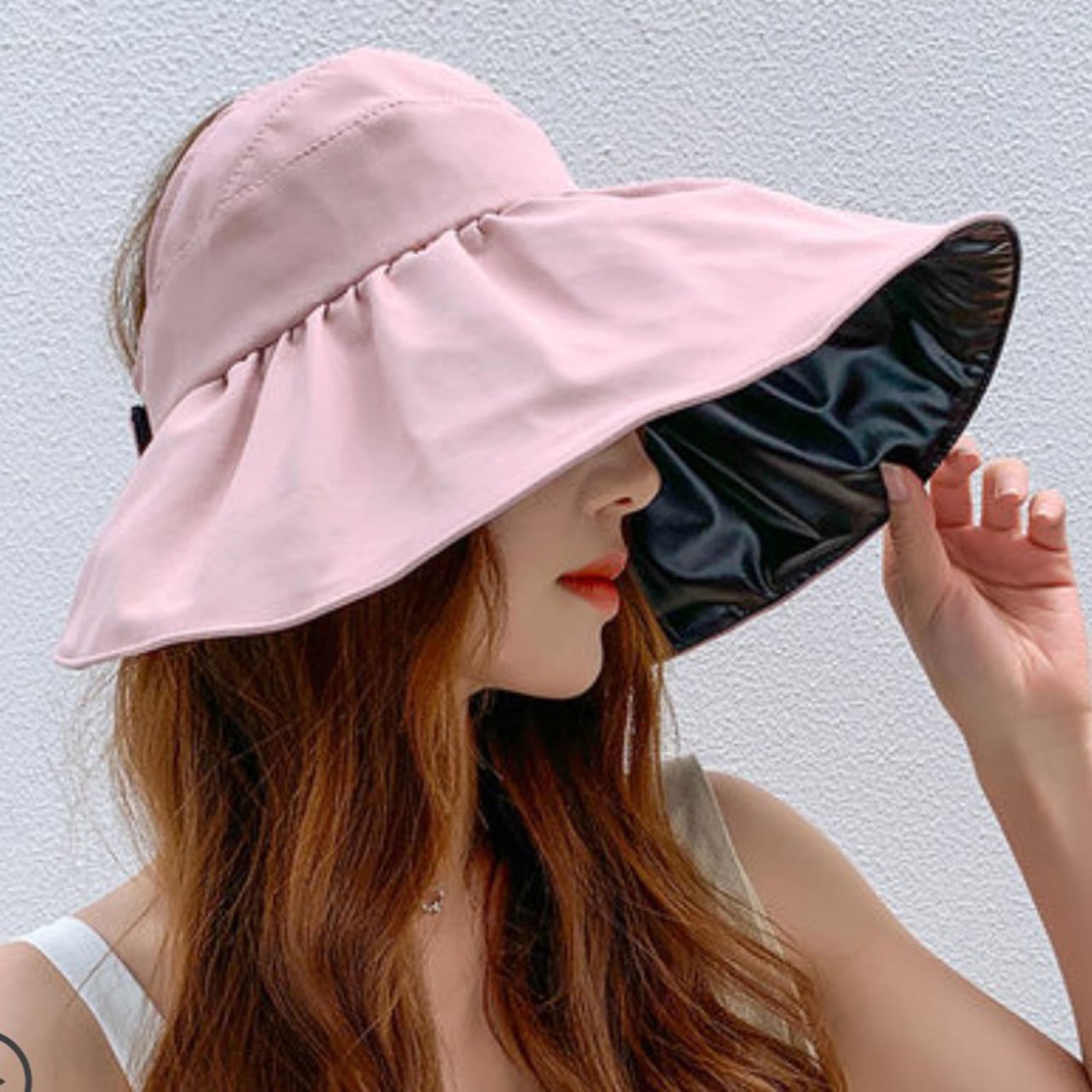 Vnanda Clip On Sun Visors Foldable Sun Hats For Women With Uv