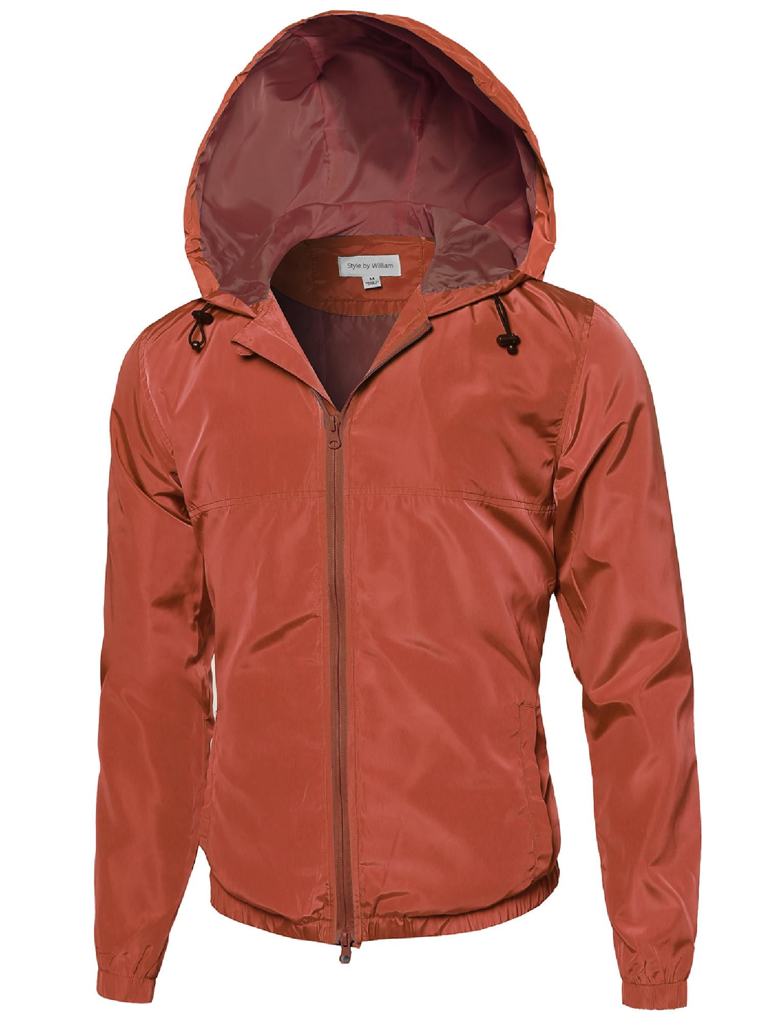 FashionOutfit Men's Lightweight Outdoor Hooded Windbreaker - Walmart.com