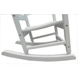 Mainstays Kids Outdoor Wood Porch Rocker, White Color, Weather ...