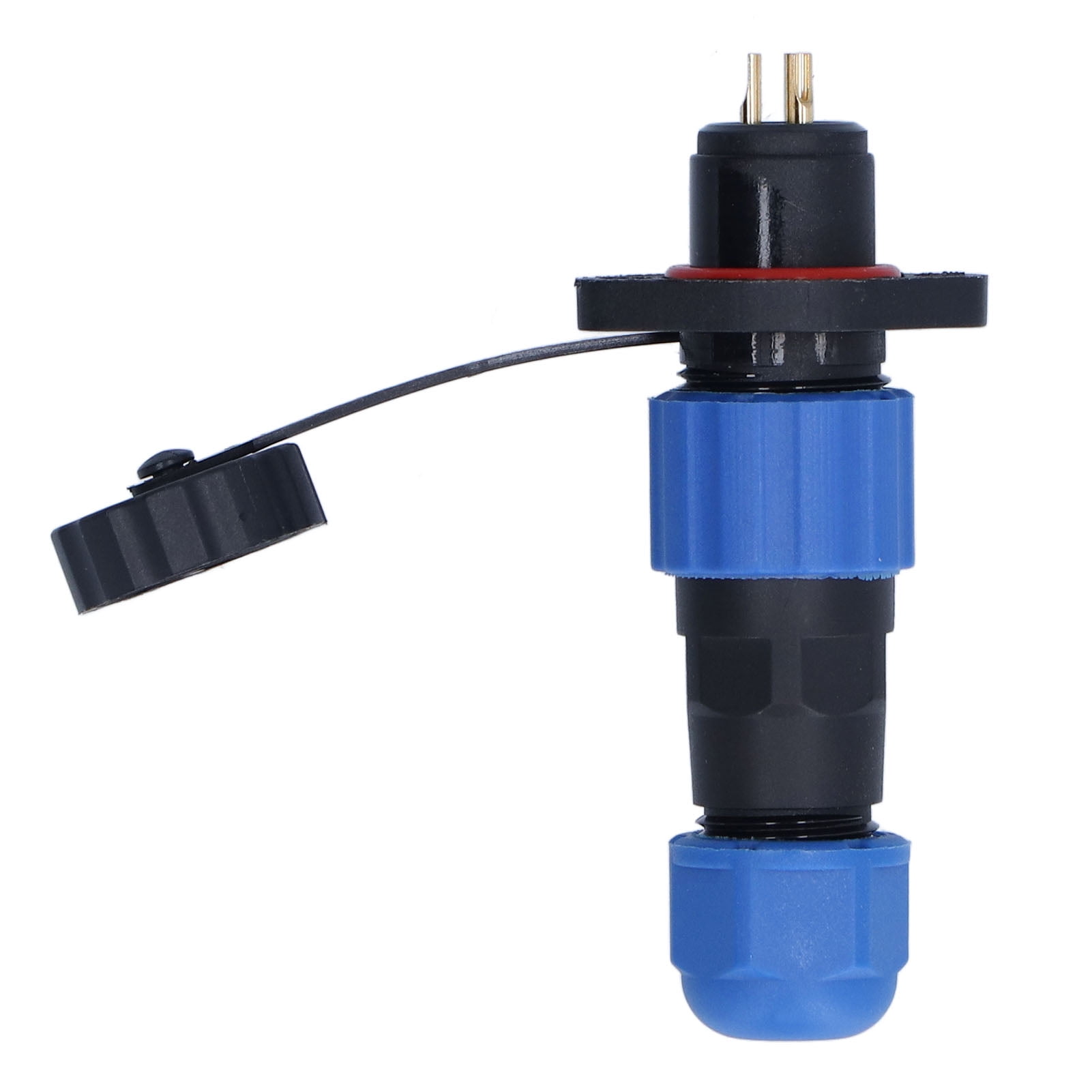 IP68 Waterproof Plug Socket Male Female Flange Mount Industrial ...