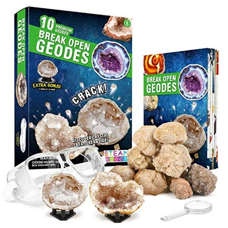 XXTOYS Break Open 10 Premium Geodes - Includes Goggles, Detailed ...