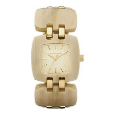 Michael Kors Women's Runway MK5939 Gold Stainless-Steel Quartz Watch ...