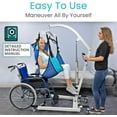 Vive Hydraulic Patient Lift, 400 lb Capacity – Manual Medical Transfer ...
