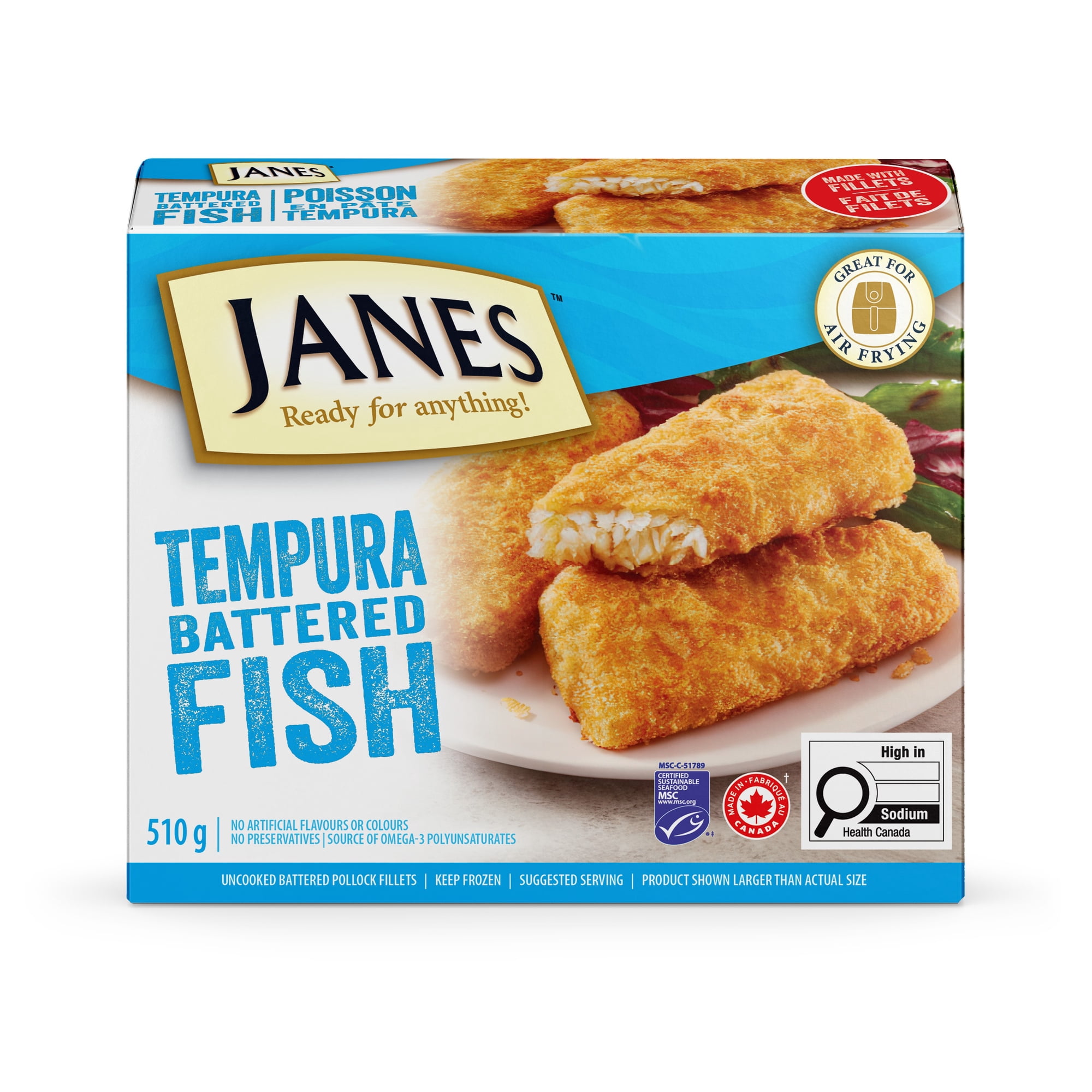 Click here for Janes Tempura Battered Fish 510 G prices
