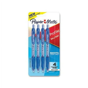 Paper Mate Profile Ballpoint Pen, Retractable, Bold 1.4 mm, Blue Ink ...