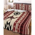Bohemian Animals Quilts Bedding Set California King Abstract Geometric ...