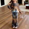 Ccpelsie Toddler Baby Girl Fall Winter Clothes Set Print Pullover ...