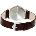 Bulova Men's Classic Brown Leather Strap Watch 98H51 - Walmart.com