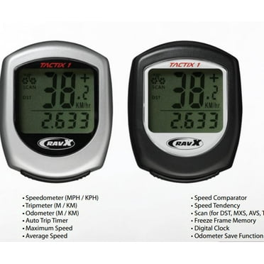 CATEYE Velo 7 Bike Computer with Auto Start/Stop, Pace Arrow, FlexTight ...