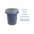 Boardwalk High Density Industrial Trash Bags Flat Pack, 60 gal, 13 ...