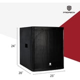 PRORECK 18 inch 3000W Amplified Professional DJ Equipment System ...