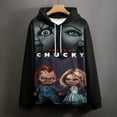 Bride of Chu-cky Adult Sweater Pullover Hoodie 3D Printed Loose Hooded ...