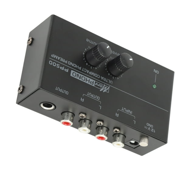 Phono Preamp with Ultra Low Noise Operational Amplifier, Line Level Signal Converter, Rugged ...