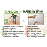 Buddy Tools TapeBuddy Drywall Taping Tool Fast Drywall Taper 20” Green ...