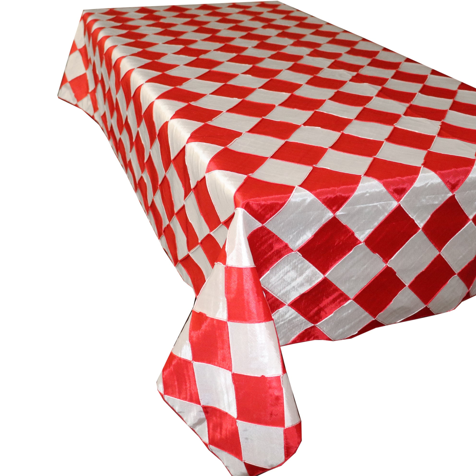 Harlequin Check Pintuck Taffeta Tablecloth - Walmart.com