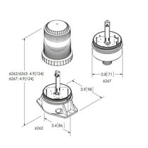 Ecco Beacon Light,Blue,Flashing 6262B - Walmart.com