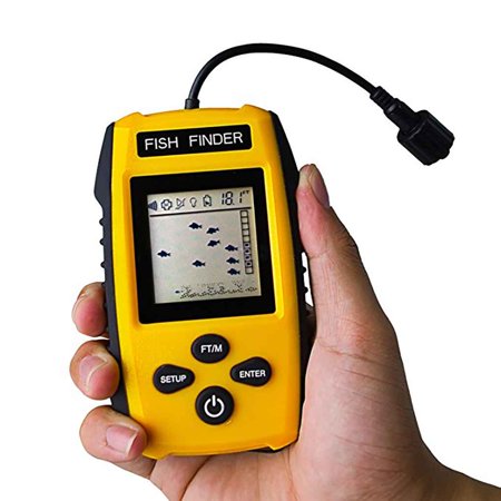 Updated Version Venterior Portable LCD Display Fish Finder Handheld ...