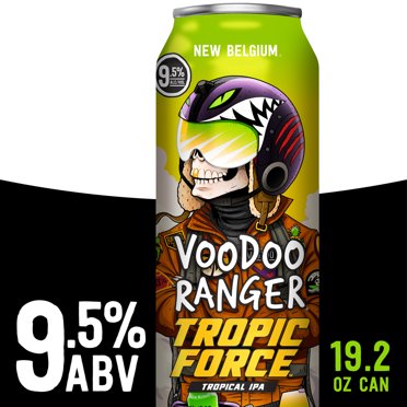 Voodoo Ranger Fruit Force Hazy Punch IPA Craft Beer, 6 Pack, 12 fl oz ...