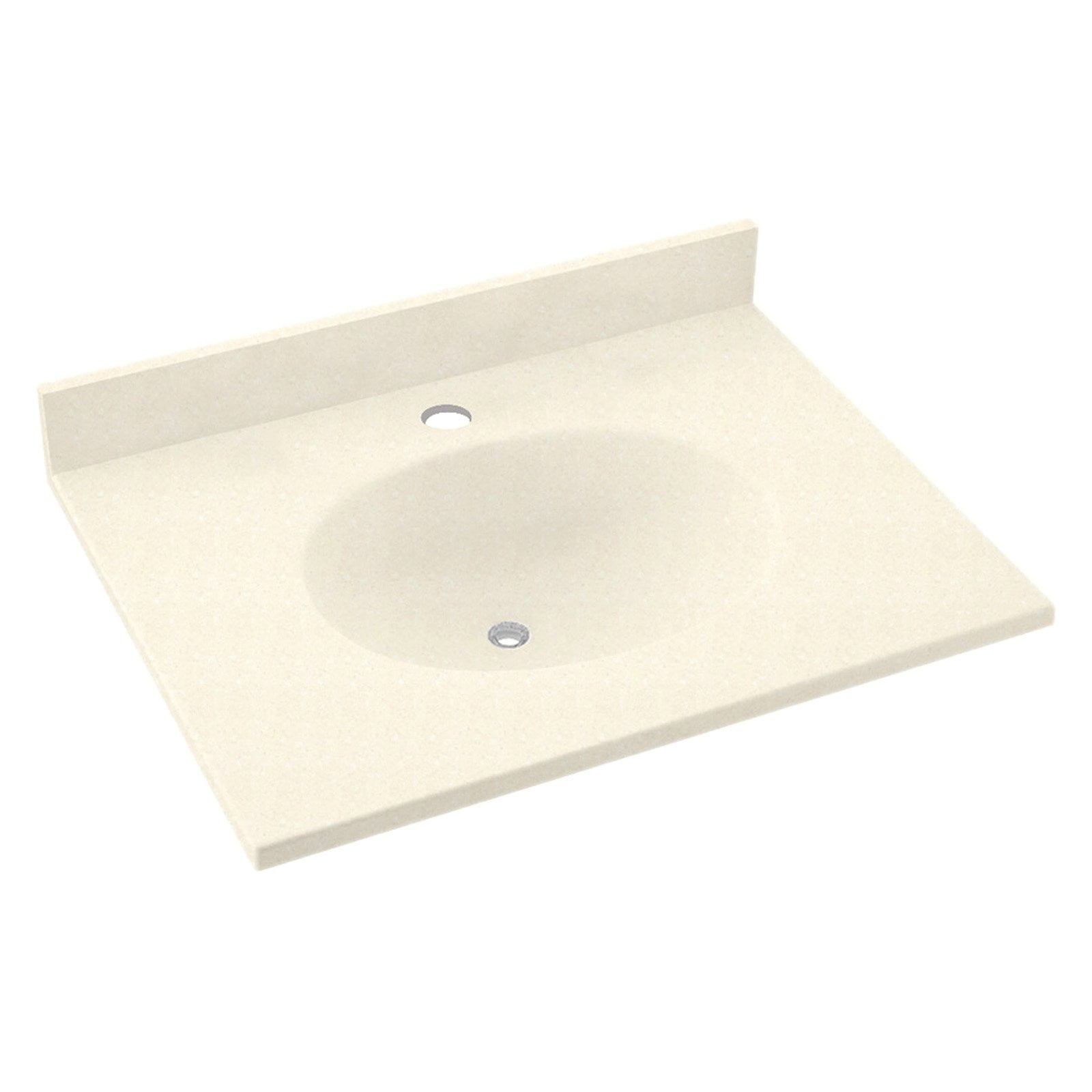 Swanstone 19W x 17D in. Ellipse Solid Surface Vanity Top - Walmart.com