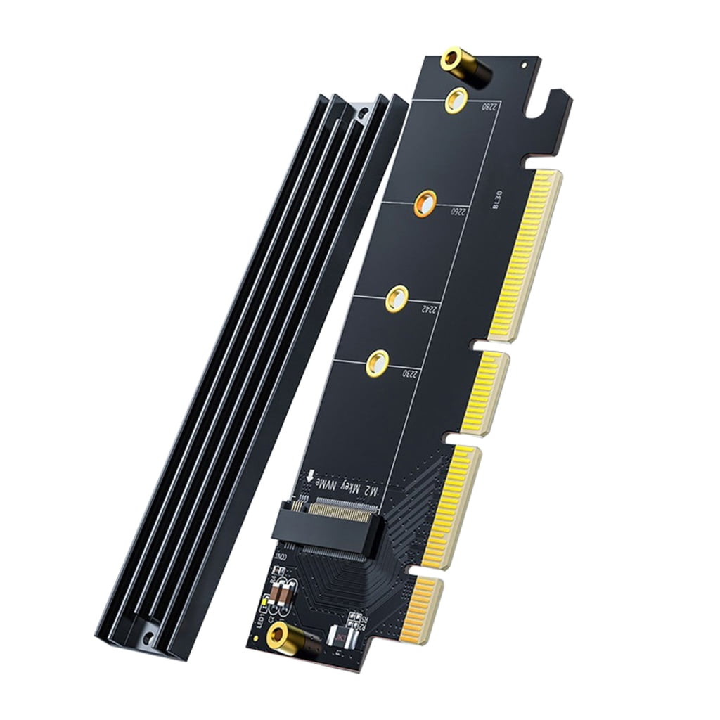 PCIE 4.0 x16 to for M.2 NVME SSD Adapter Card for M.2 NVME to PCIE X16 ...