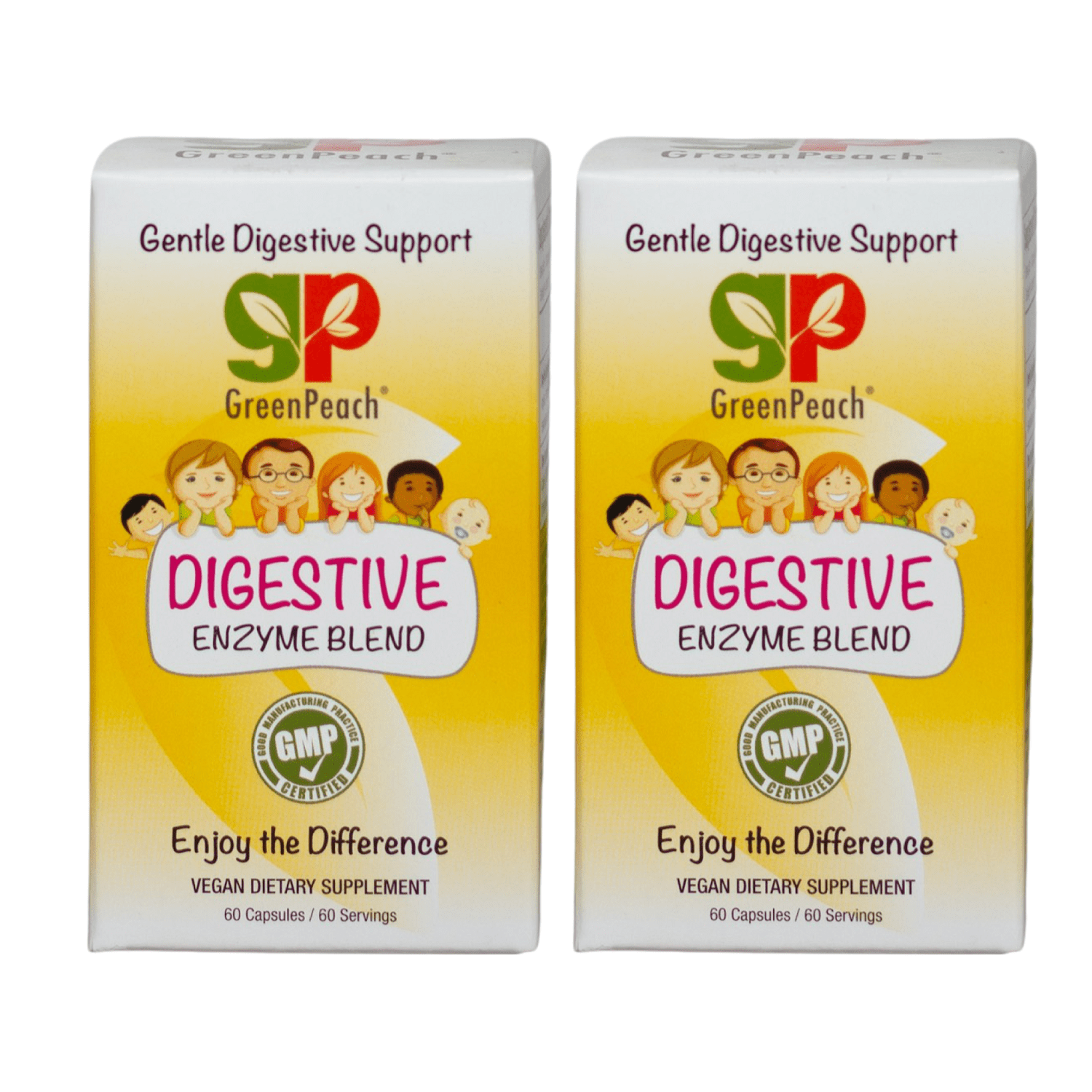 GreenPeach Organic Multi Enzyme Supplement for Better Digestion ...