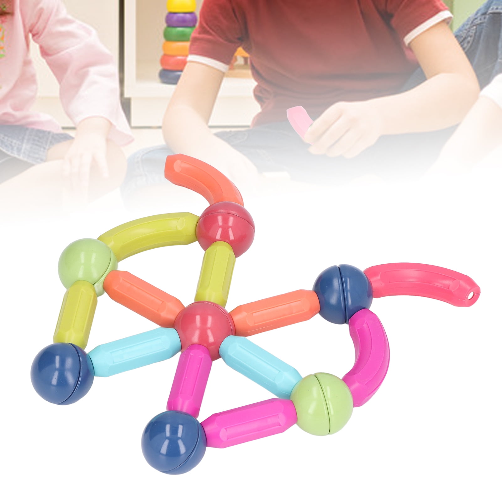 Buy Zaqw Kids Magnet Stick Rod Toy,Kids Magnet Stick Rod Building Blocks,25Pcs Kids Magnetic ...