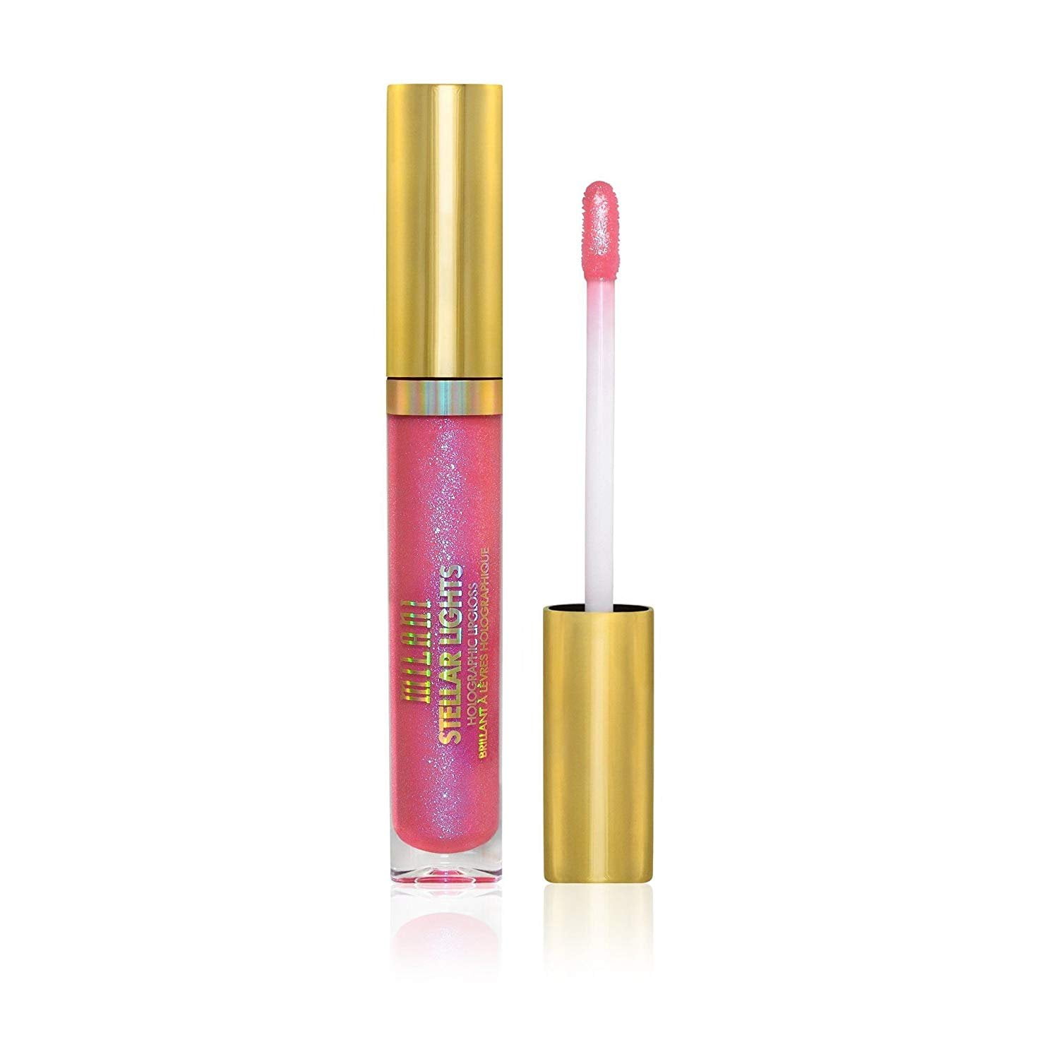 Milani Stellar Lights Holographic Lip Gloss - 04 Prismatic Pink (0.12 ...