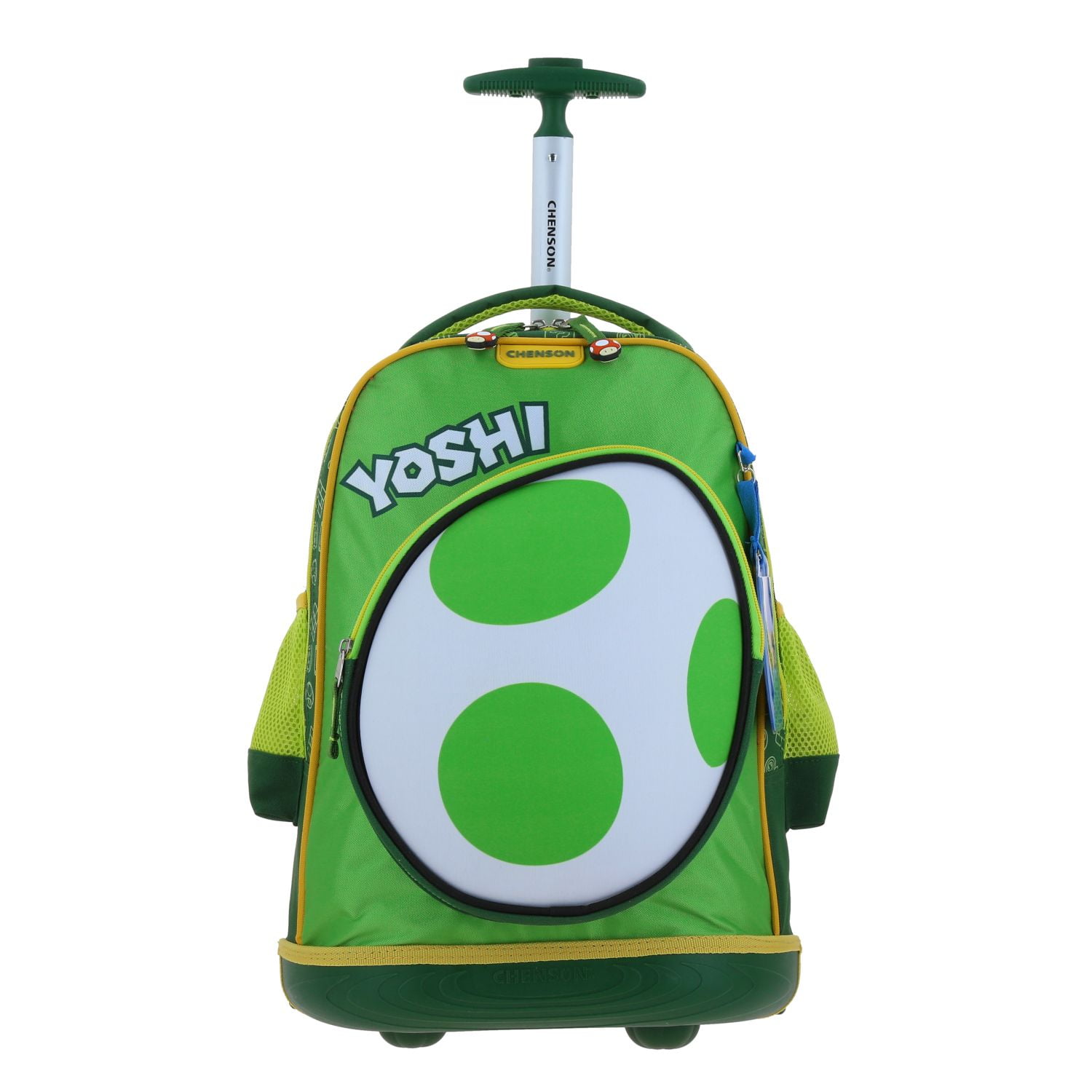 Mochila Grande Chenson Ruedas y Baston Mario Yoshi Eggy Coleccion ...
