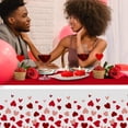 2 Pack Disposable Plastic Tablecloth 54x108 Inch Pink Party Table Cover ...