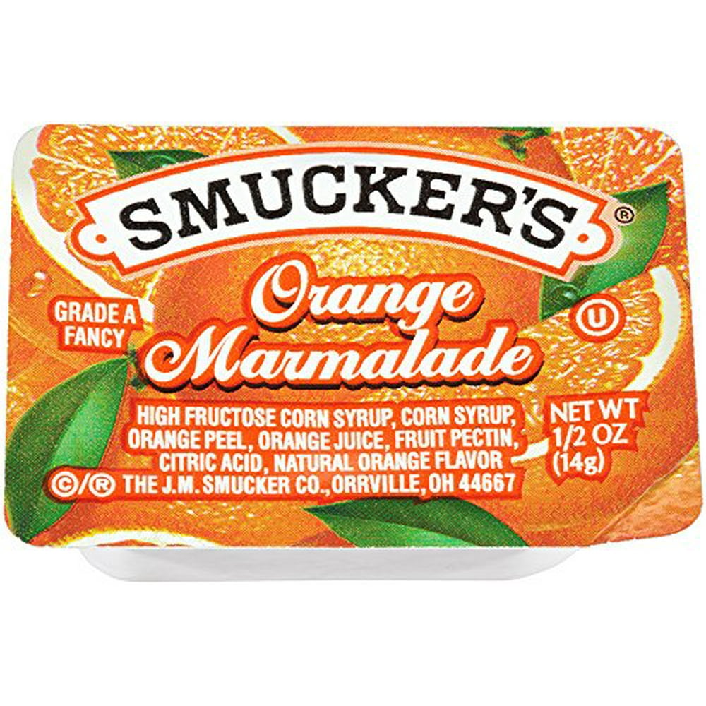 Smuckers Orange Marmalade, 200 Count - Walmart.com - Walmart.com