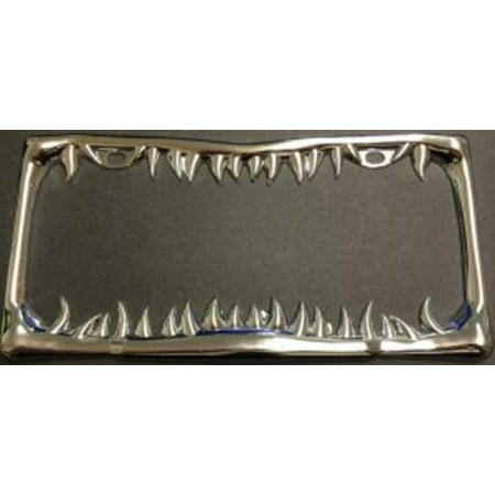 Shark Tooth License Plate Frame Free Screw Caps with this Frame ...