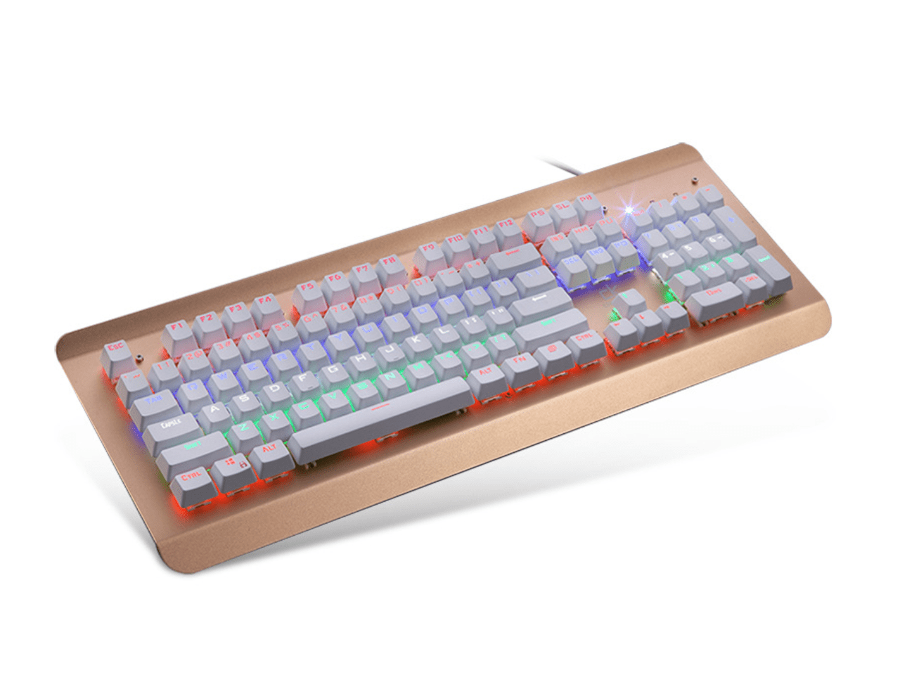 K200 USB Wired RGB Mechanical Gaming keyboard 104 non-conflict Keys ...