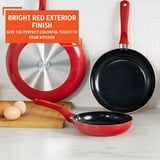 Imusa 3 Piece Nonstick Aluminum Fry Pan Set, Red - Walmart.com