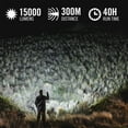 COAST XP80R 15000 Lumen Rechargeable Dual-Power LED Flashlight ...