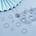 1Set 80Pcs 4 Styles 304 Stainless Steel Linking Rings Ring Stainless ...