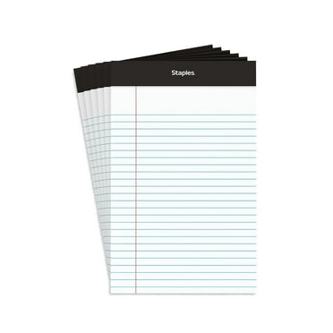 Pen + Gear Wide Ruled Legal Pads, White, 3 Count - Walmart.com
