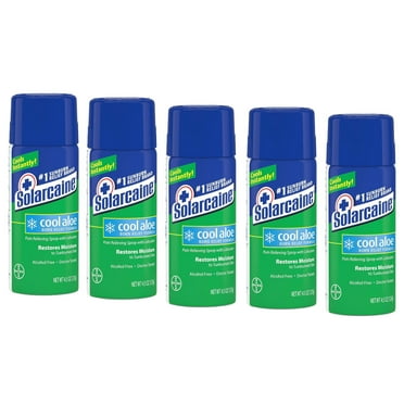 Solarcaine Cool Aloe Burn Relief with Aloe Vera, 4.5 Ounce Spray ...