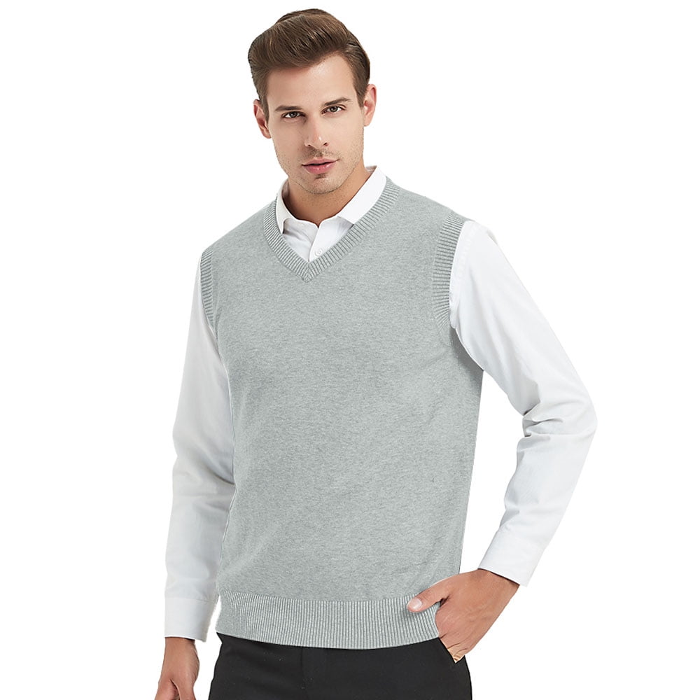 Click here for Toptie Mens 100 Cotton Knit Sweater Vest  V Neck prices